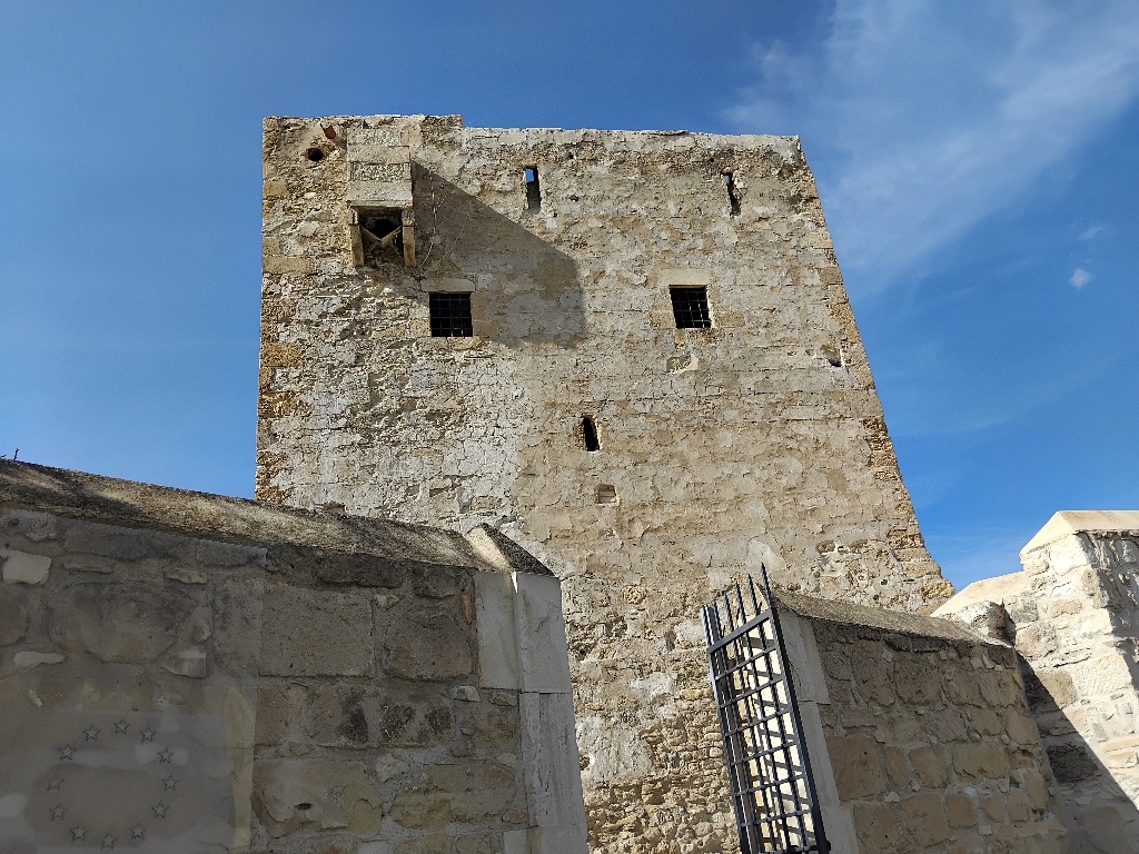 Cyprus: 15 century toilet at Pyla Tower emptied directly down into the ...